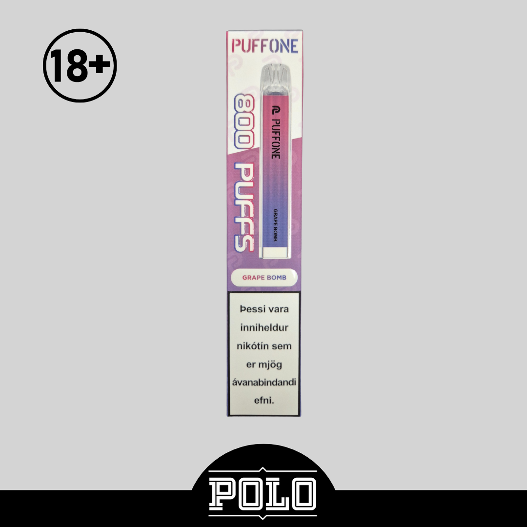 Puffone Grape Bomb 2ml – Rafrettur.is